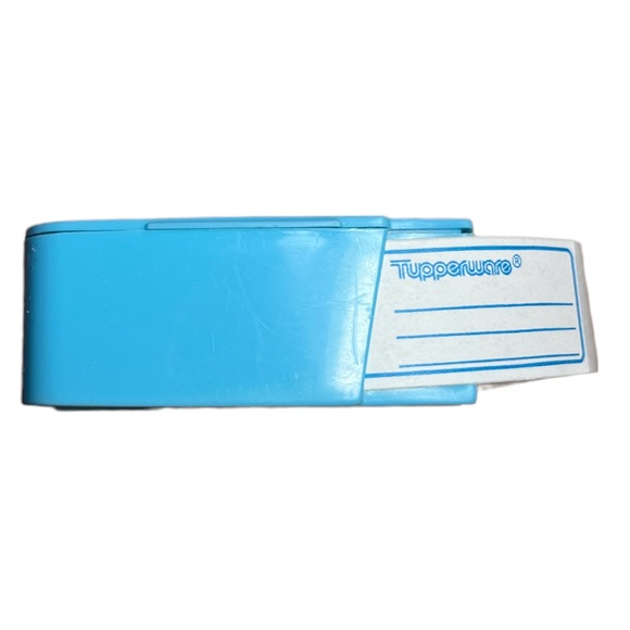 Tupperware | Kitchen | Tupperware Peel Stick Label Dispenser Teal ...
